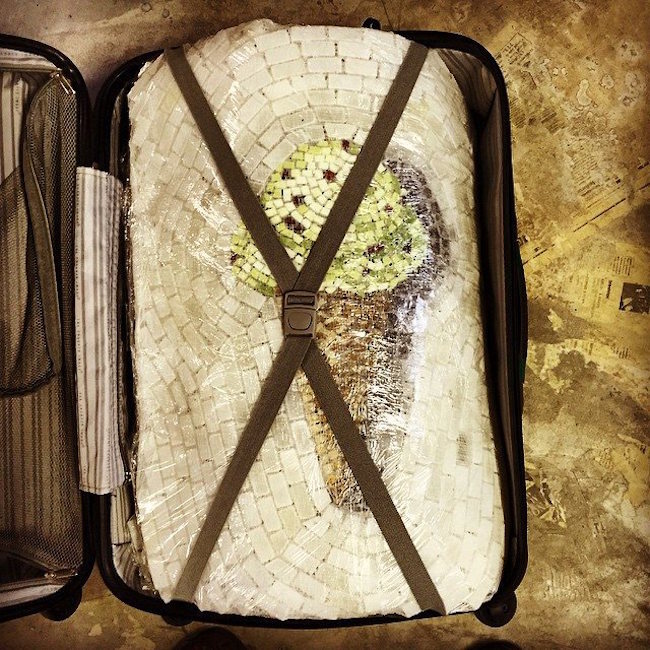 Public Art | Jim Bachor Subverts Potholes by using Mosaics | CFile ...