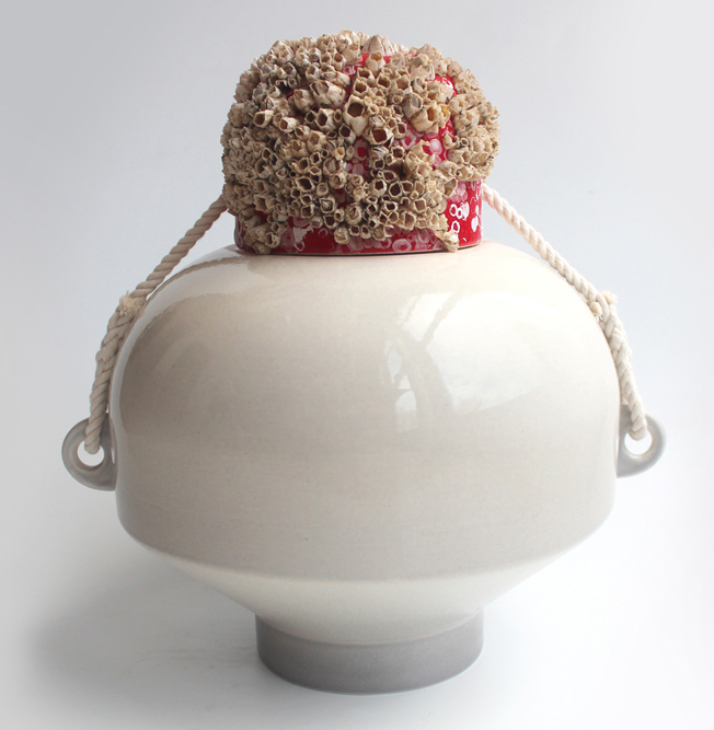 Barnacles Cling to Colorful Floating Sculptures