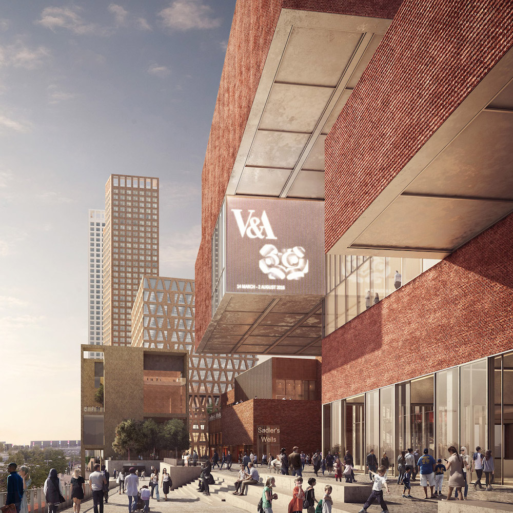 Contemporary Brick Architecture for London's "Olympicsopolis"