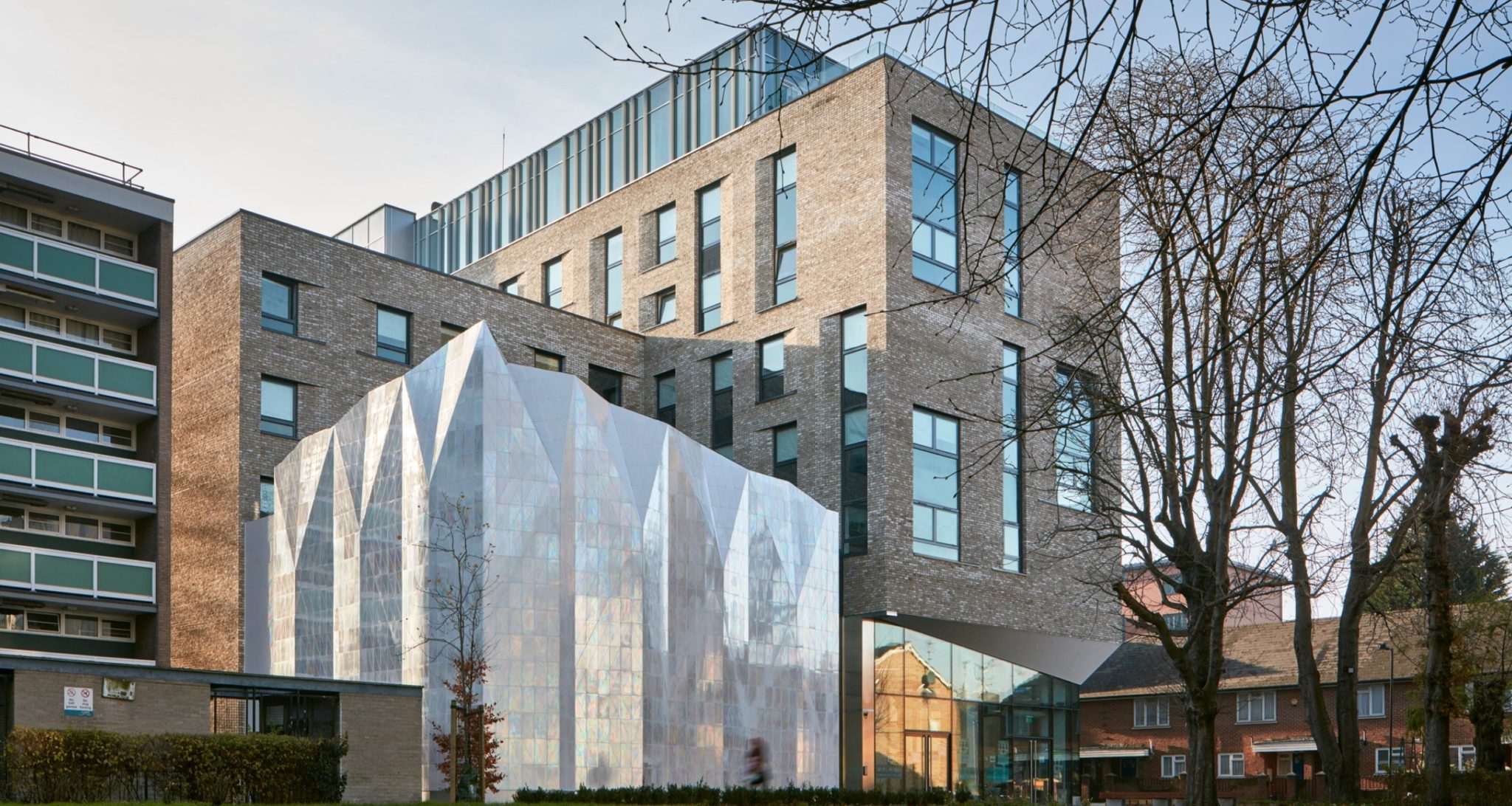 Jestico + Whiles' Iridescent Tile-clad Theater Space